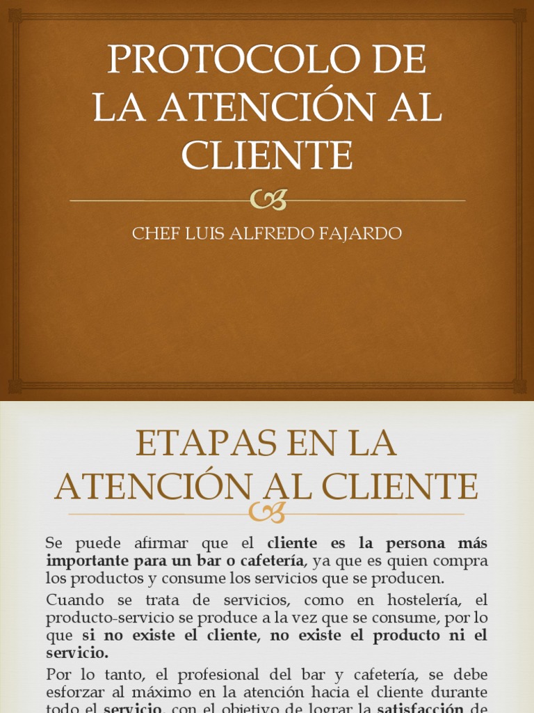 PROTOCOLO DE LA ATENCIÓN AL CLIENTE | PDF | Cliente