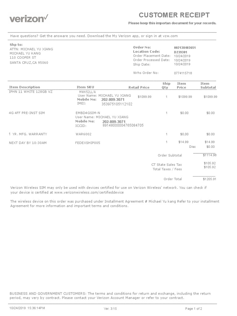 SHP To: Order No: Location Code: 002138403651 D239301: Please Keep This ...