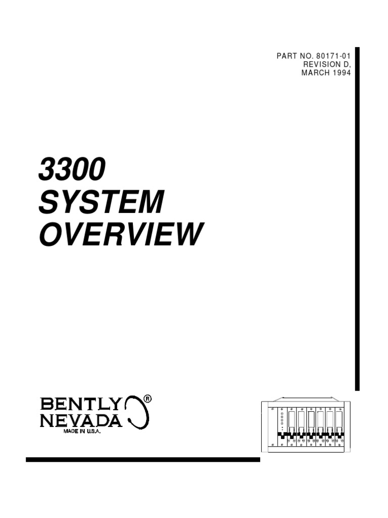 3300 System: PART NO. 80171-01 Revision D, MARCH 1994 | PDF | Copyright ...