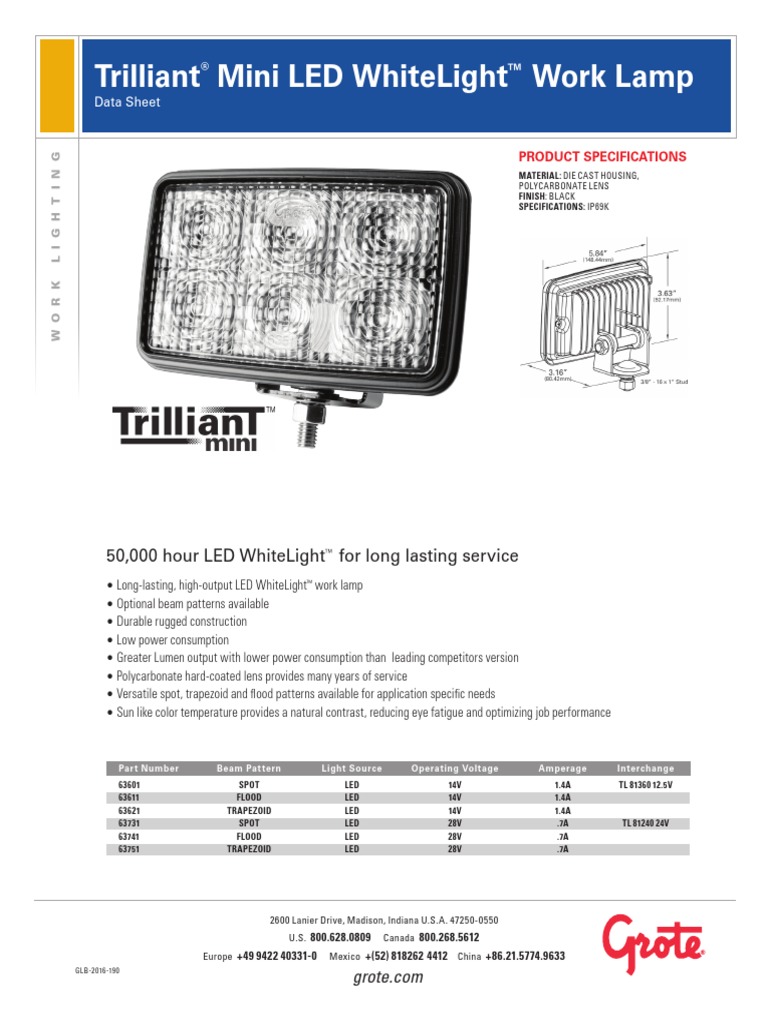 06 - LED Working Light | PDF | Electrodynamics | Electrical Components