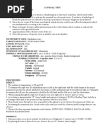 Eye Examination: OSCE Checklist | PDF | Clinical Medicine | Eye