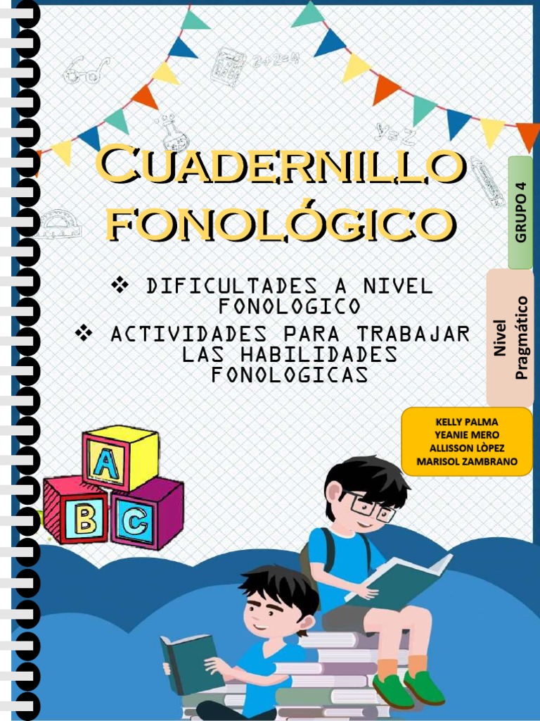 Cuadernillo Fonológico: Dificultades A Nivel Fonologico Actividades para Trabajar Las ...
