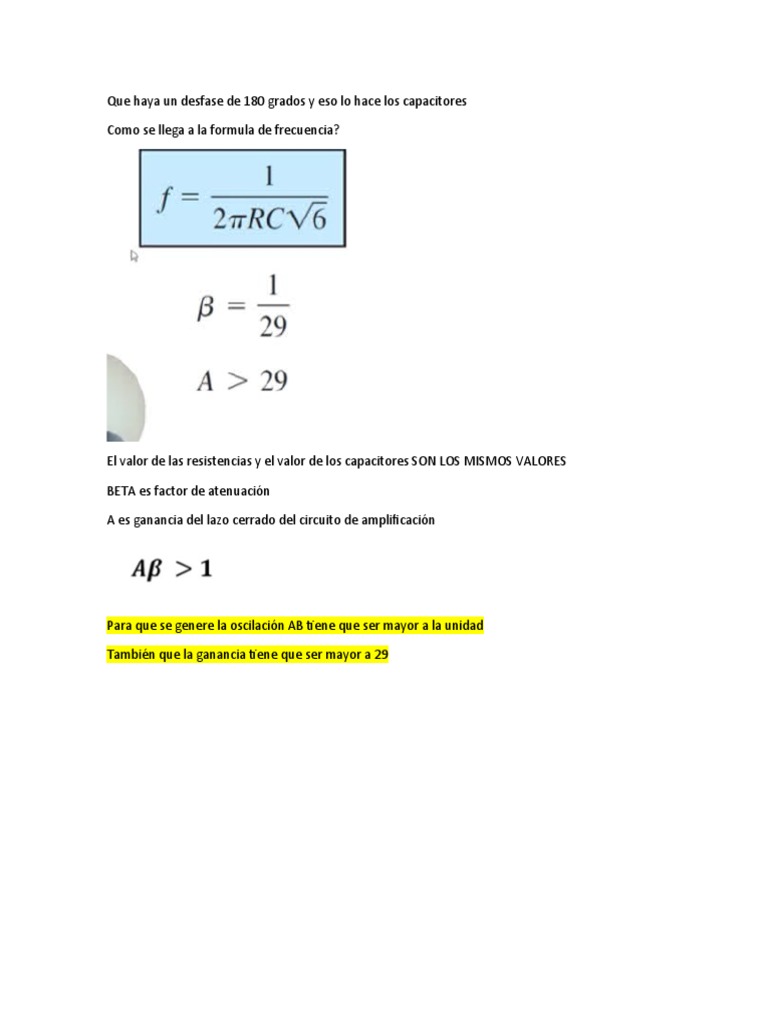 Osciladores Desfase | PDF