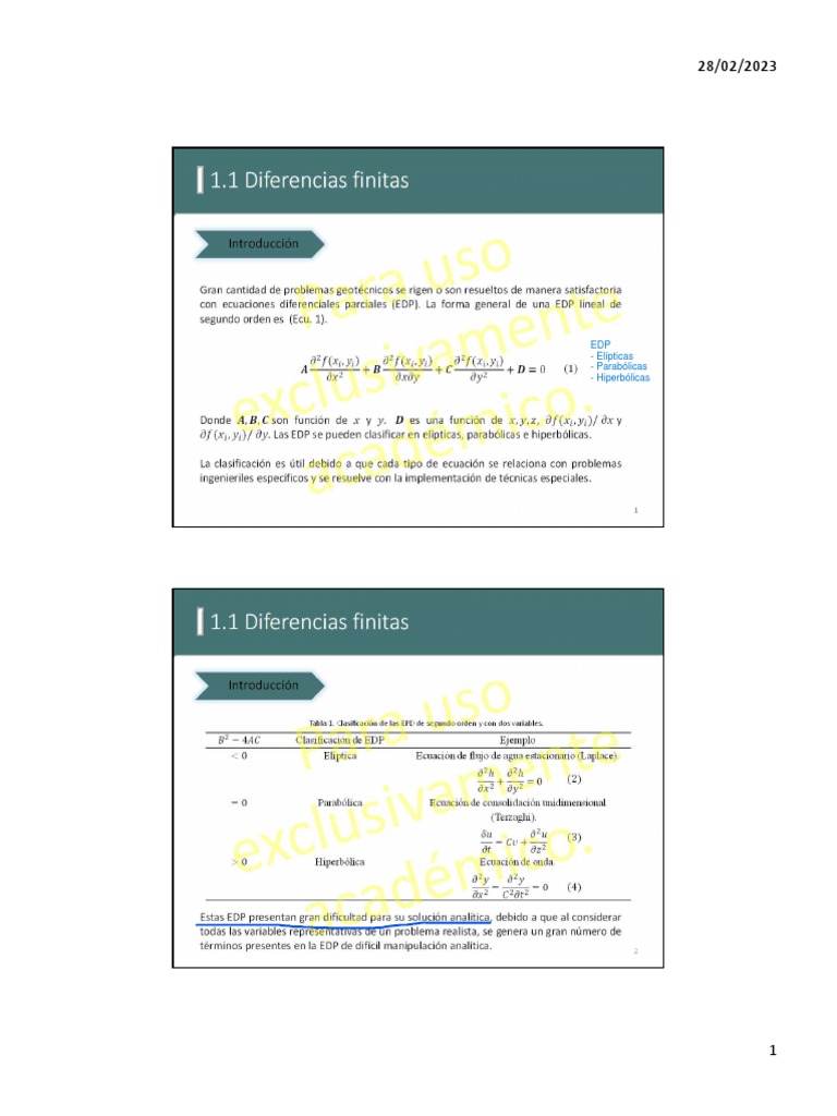 MST 2 | PDF | Ecuación diferencial parcial | Ecuaciones