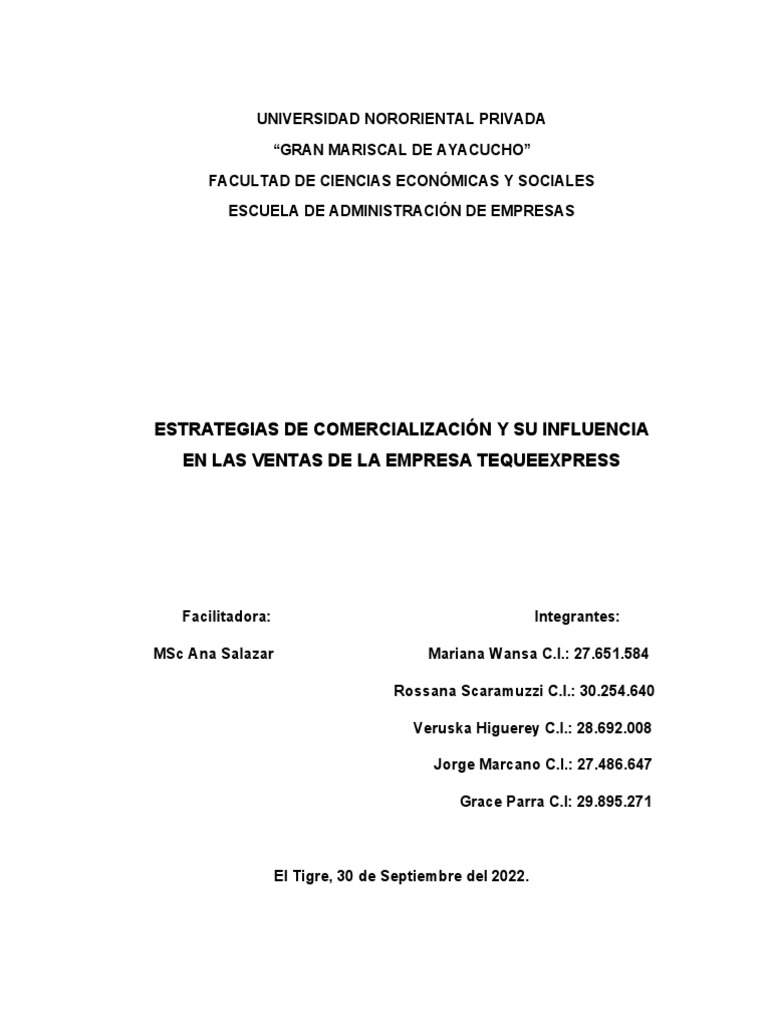 CAPITULO I - EL PROBLEMA (Seminario) | PDF | Marketing | Marca