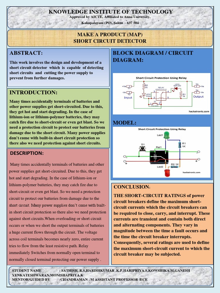 Short Circuit Detector Design and Protection | PDF | Power Supply ...