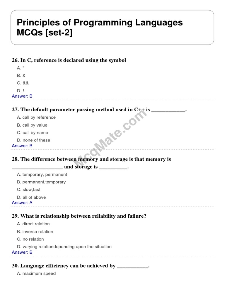 Principles of Programming Languages 2 | PDF | Programming | Computer Program