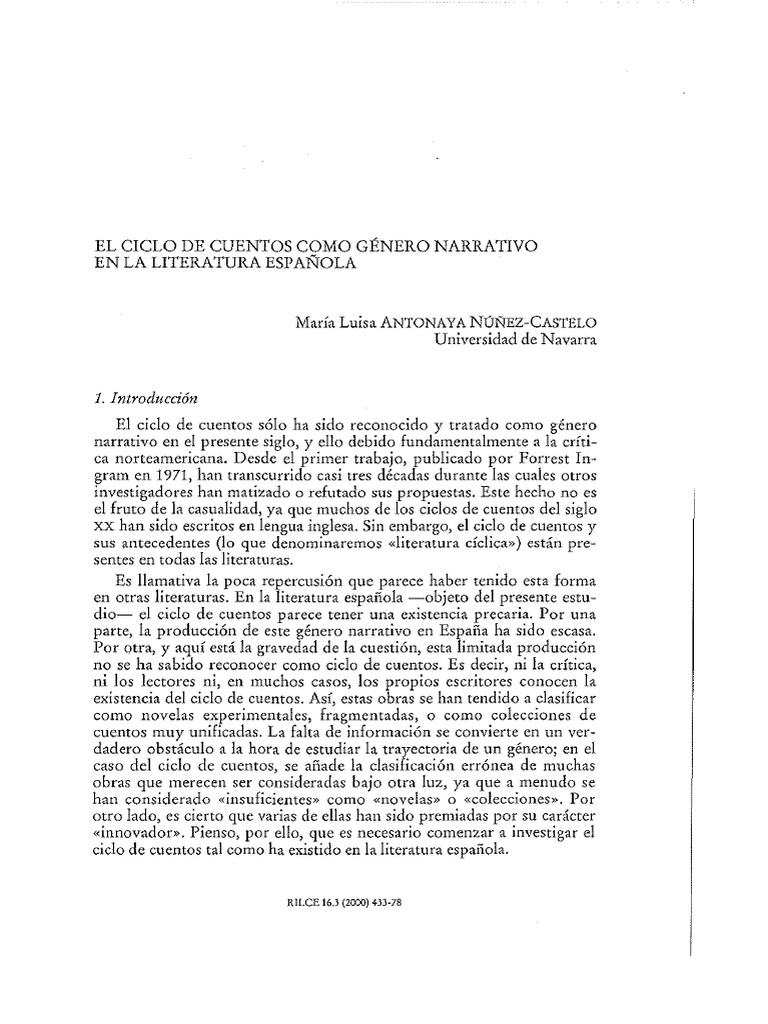 Introducción | PDF | Cuentos | Novelas