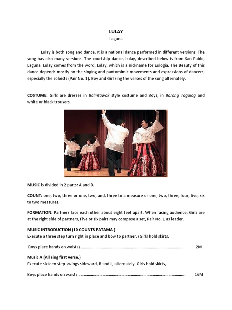 Lulay Notation | PDF | Dances | Performing Arts