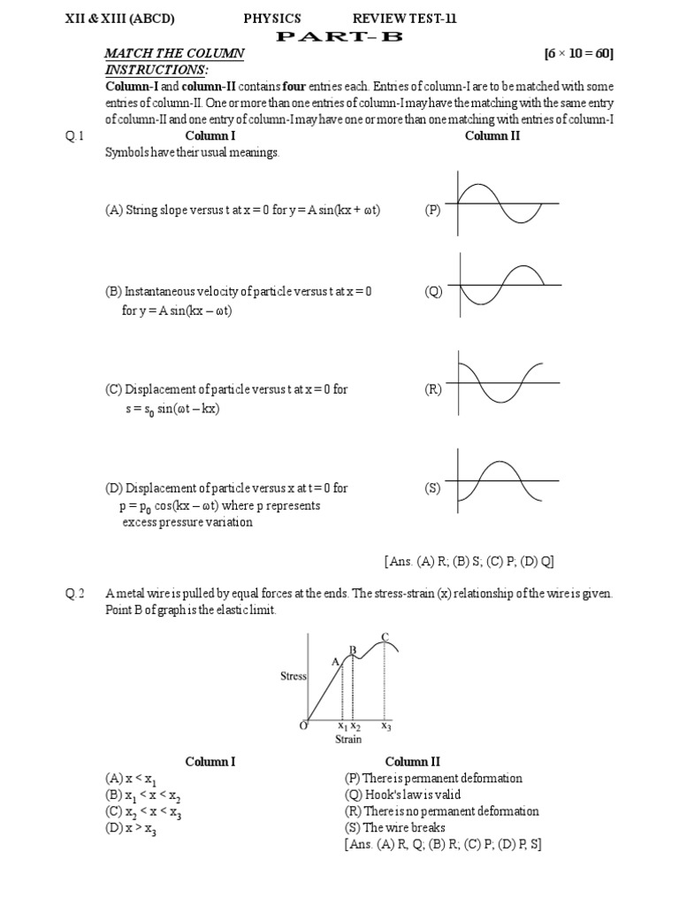 PHYSICS - (12th & 13th) Paper 2 | PDF | Inductance | Applied And ...