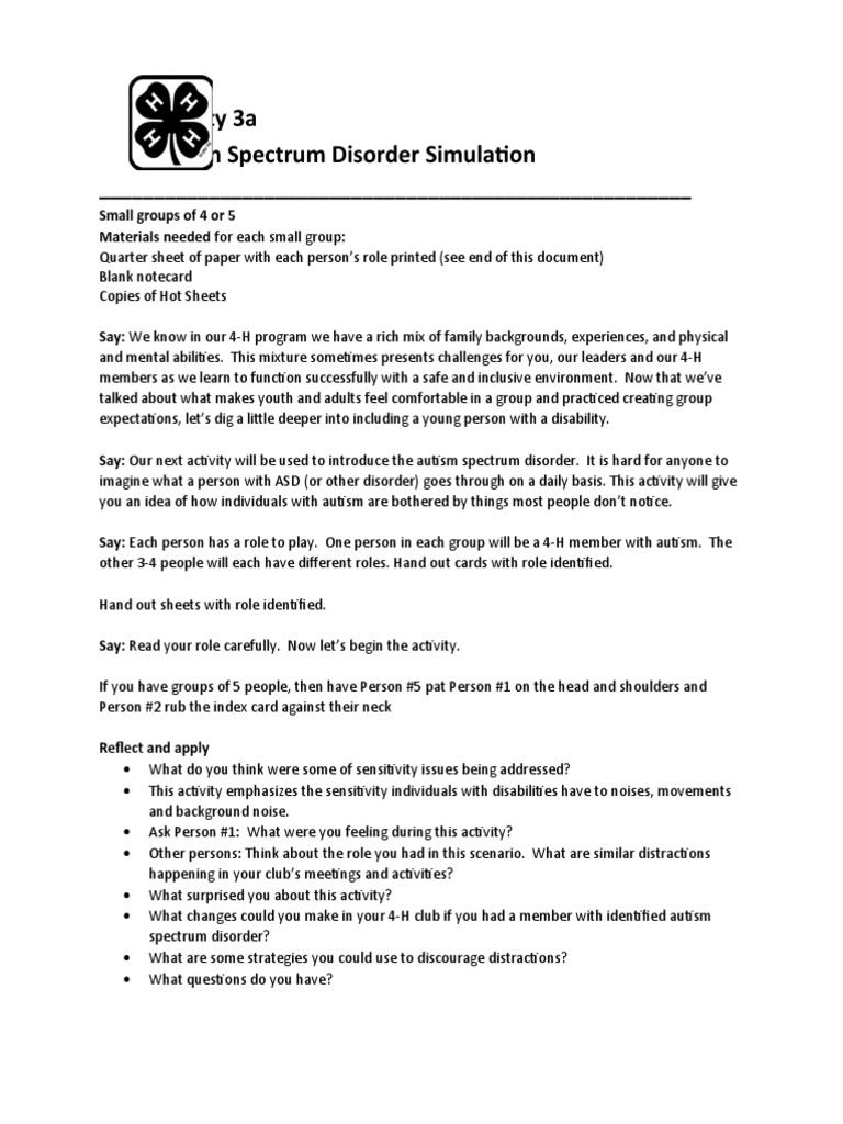 Notes On Autism Spectrum Disorder | PDF | Autism Spectrum ...