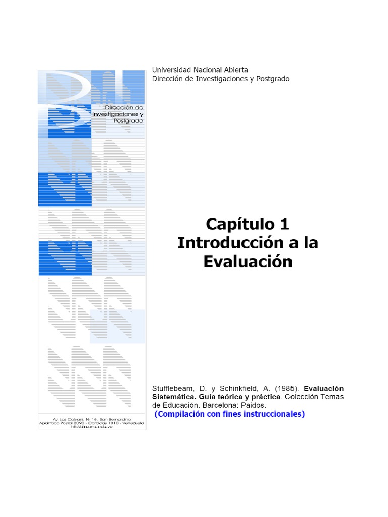 Stufflebeam Cap1 Introduction To Evaluation | PDF