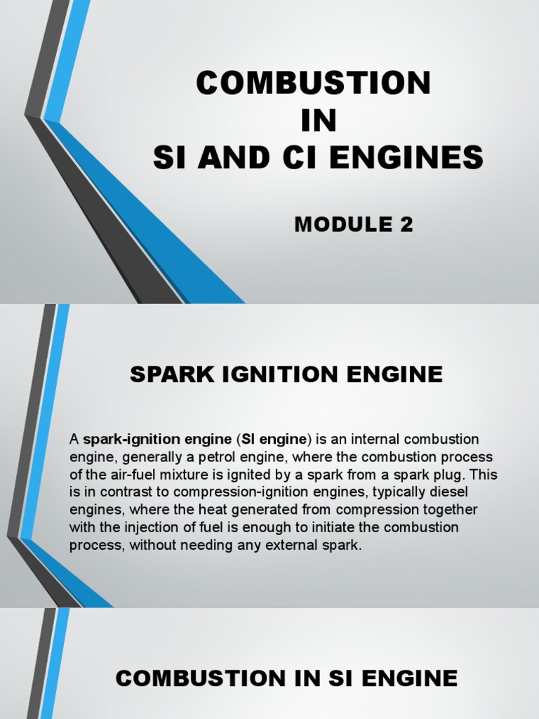 Module 2 Icegt | PDF | Internal Combustion Engine | Combustion