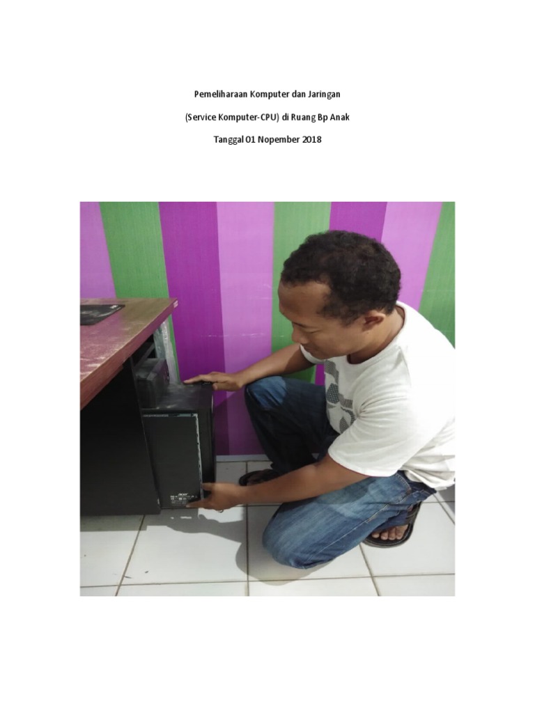 POTO Pemeliharaan Komputer dan Jaringan | PDF