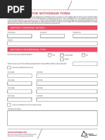 Seneca College Withdrawal Form | PDF | Privacy