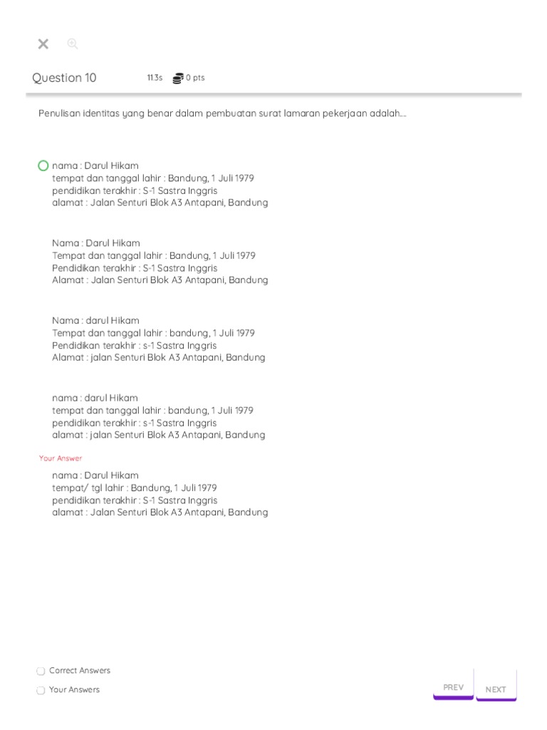 Summary - Quizizz | PDF