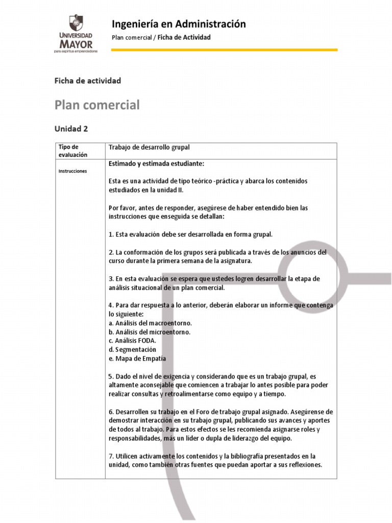 Ficha Actividad U2 | PDF