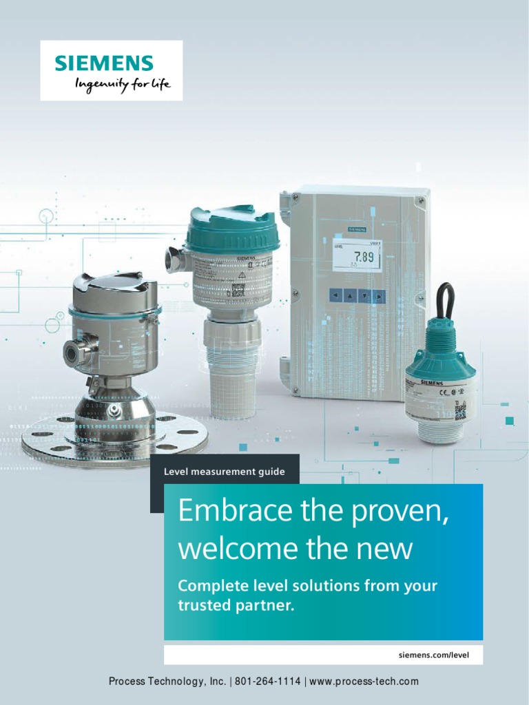 Siemens Level Measurement Instrumentation PTI 2020 | PDF | Radar | Solid