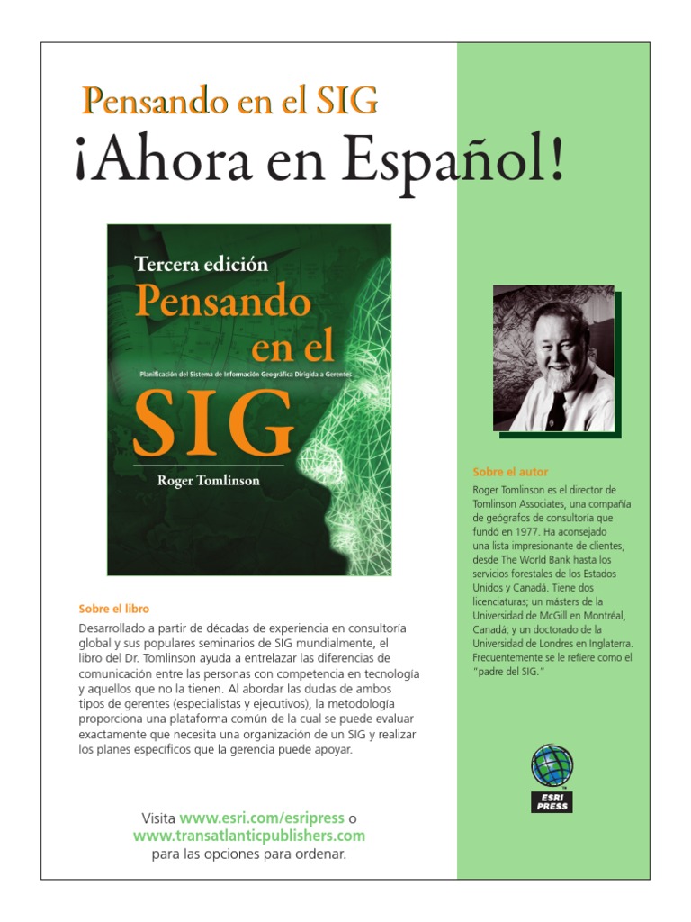 ¡Ahora en Español!: Pensando en El SIG | PDF