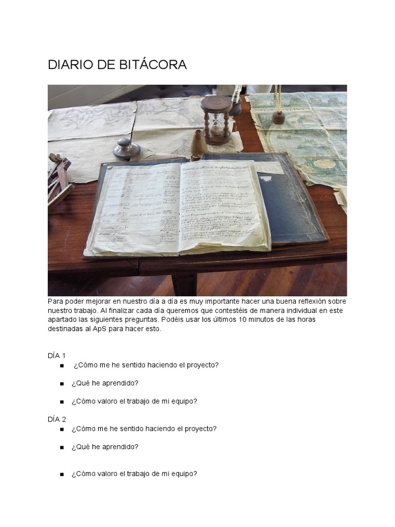 Diario de Bitácora | PDF