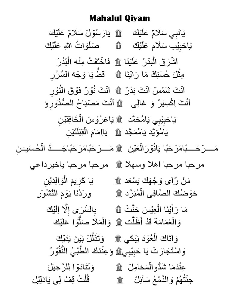 Mahalul Qiyam | PDF