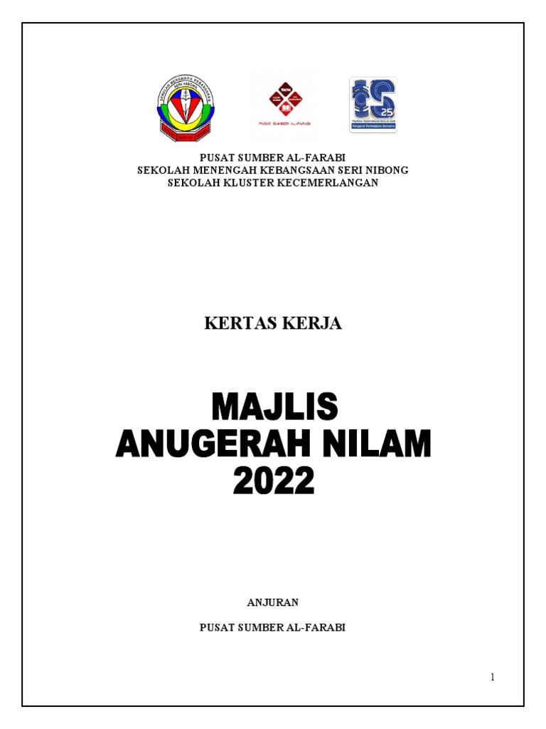 Majlis Anugerah Nilam 2022 Pdf