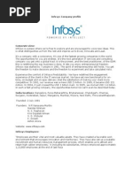 Infosys Project Report | PDF | Outsourcing | Sustainability