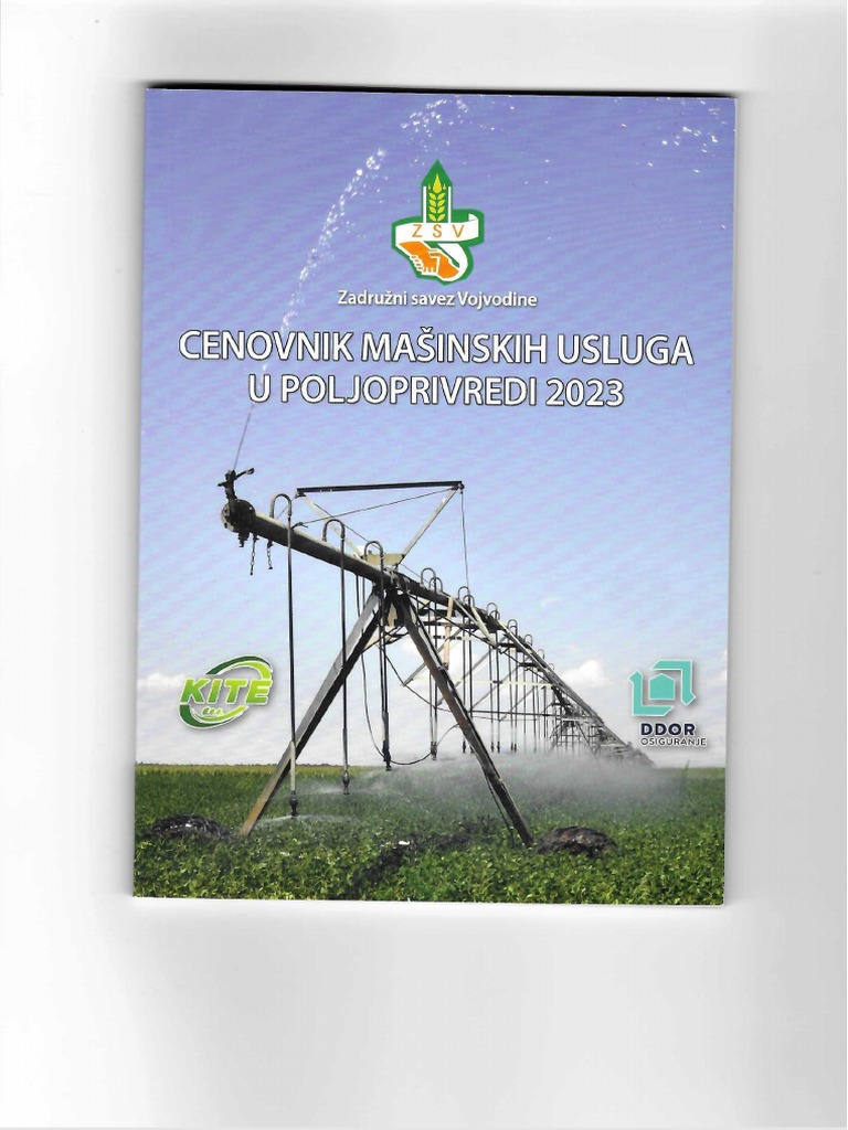 Cenovnik Zadružnog Saveza 2023 | PDF