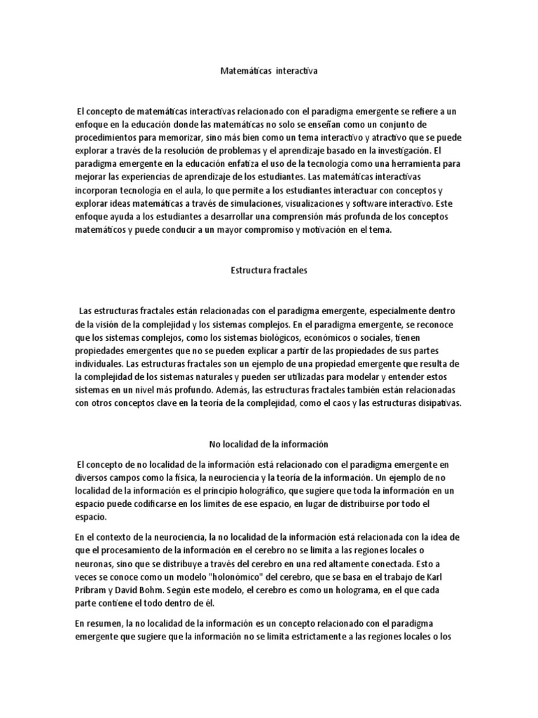 Untitled | PDF | Matemáticas | Paradigma
