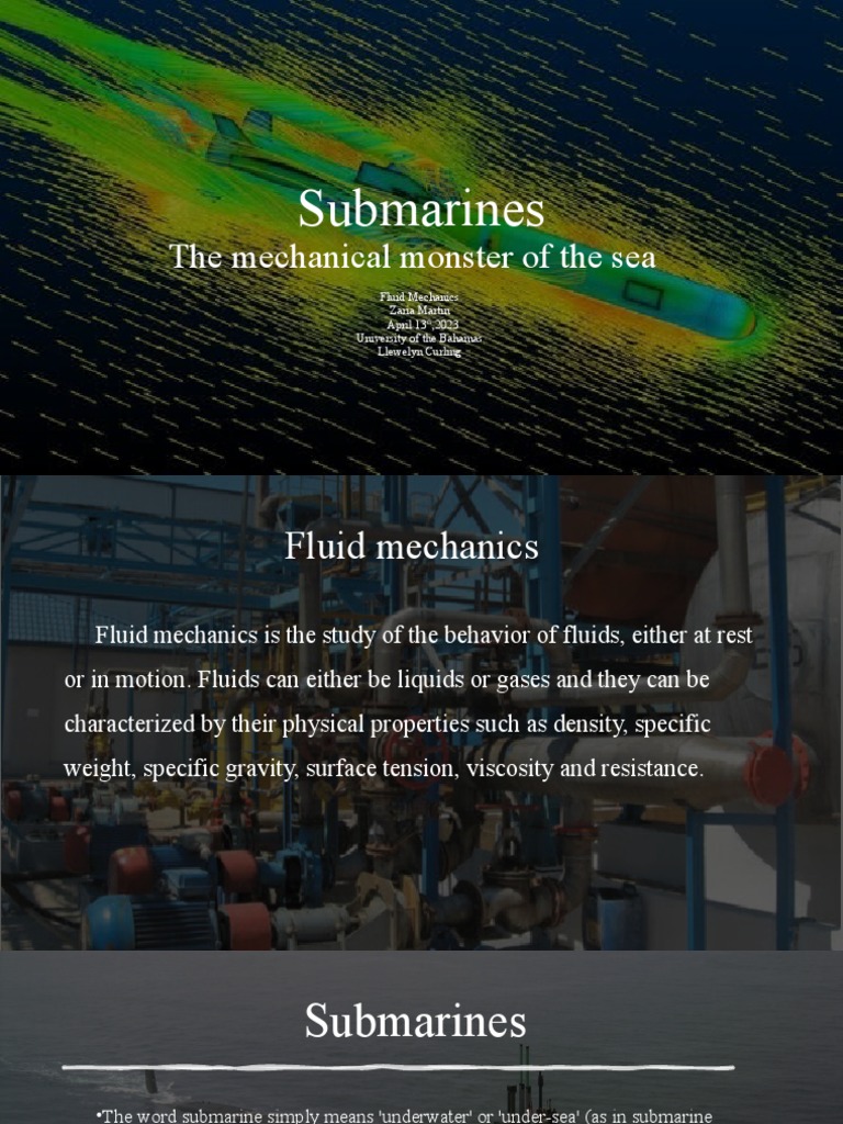 Fluid Mechanics | PDF | Buoyancy | Submarines