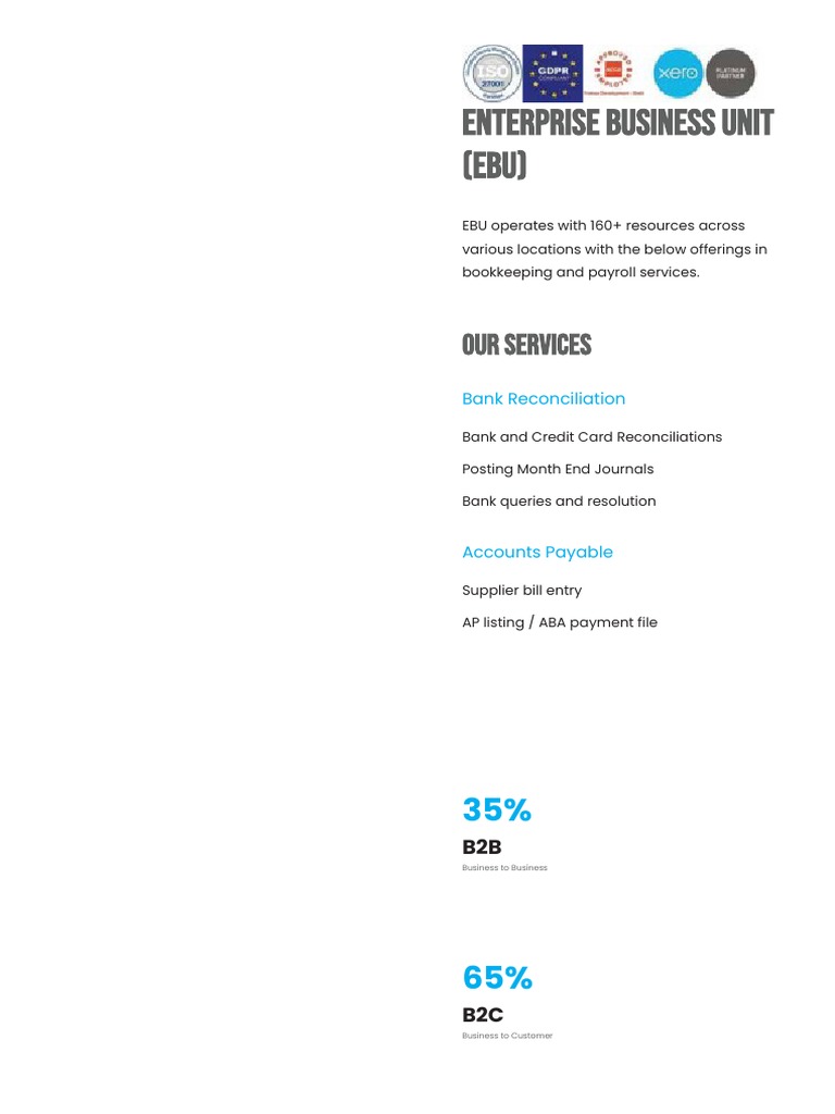 Comprehensive Bookkeeping & Payroll Services | PDF | Business | Service ...