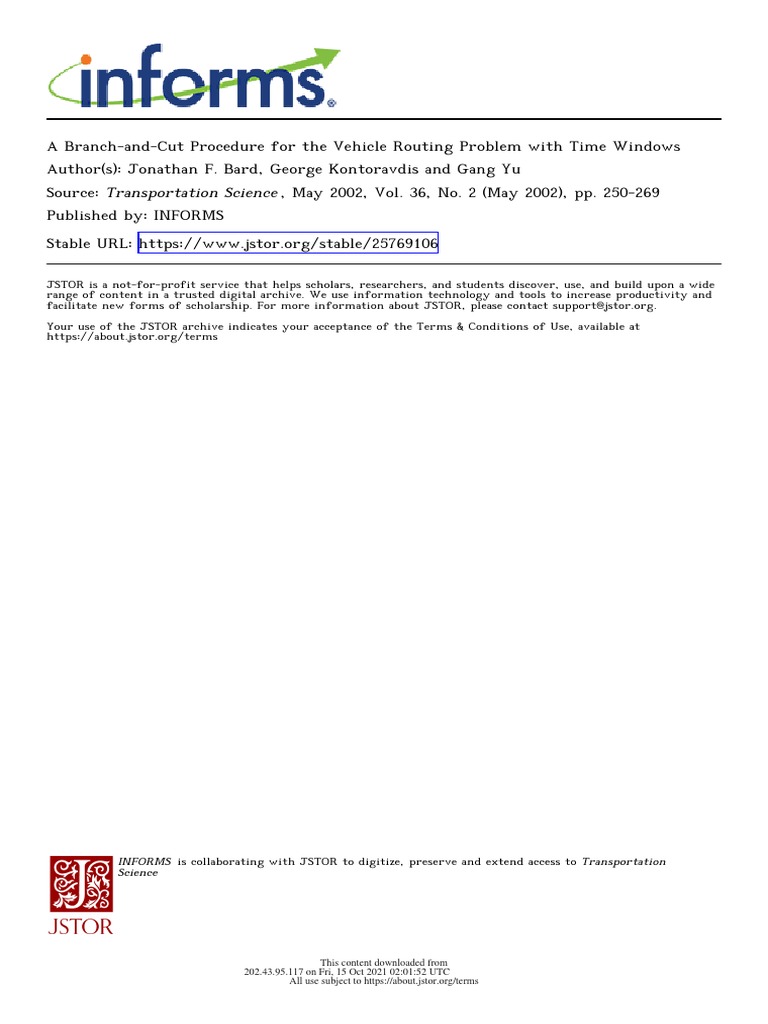 A Branch and Cut Procedure | PDF | Linear Programming | Computer Science