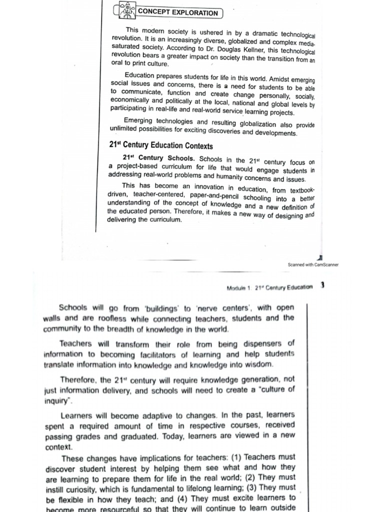 EDUC 328 Module 01 Handout | PDF