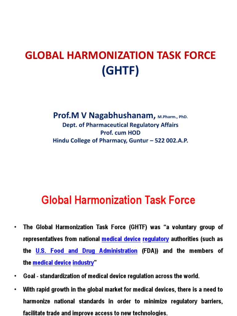 Ghtf-Imdrf MPV | PDF | Health Sciences | Medicine