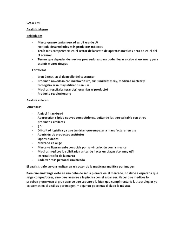 Notas Dafo EMI | PDF