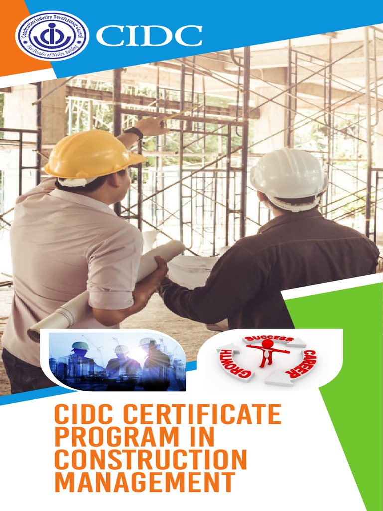 CIDC Certificate in Construction Management Brochure | PDF ...