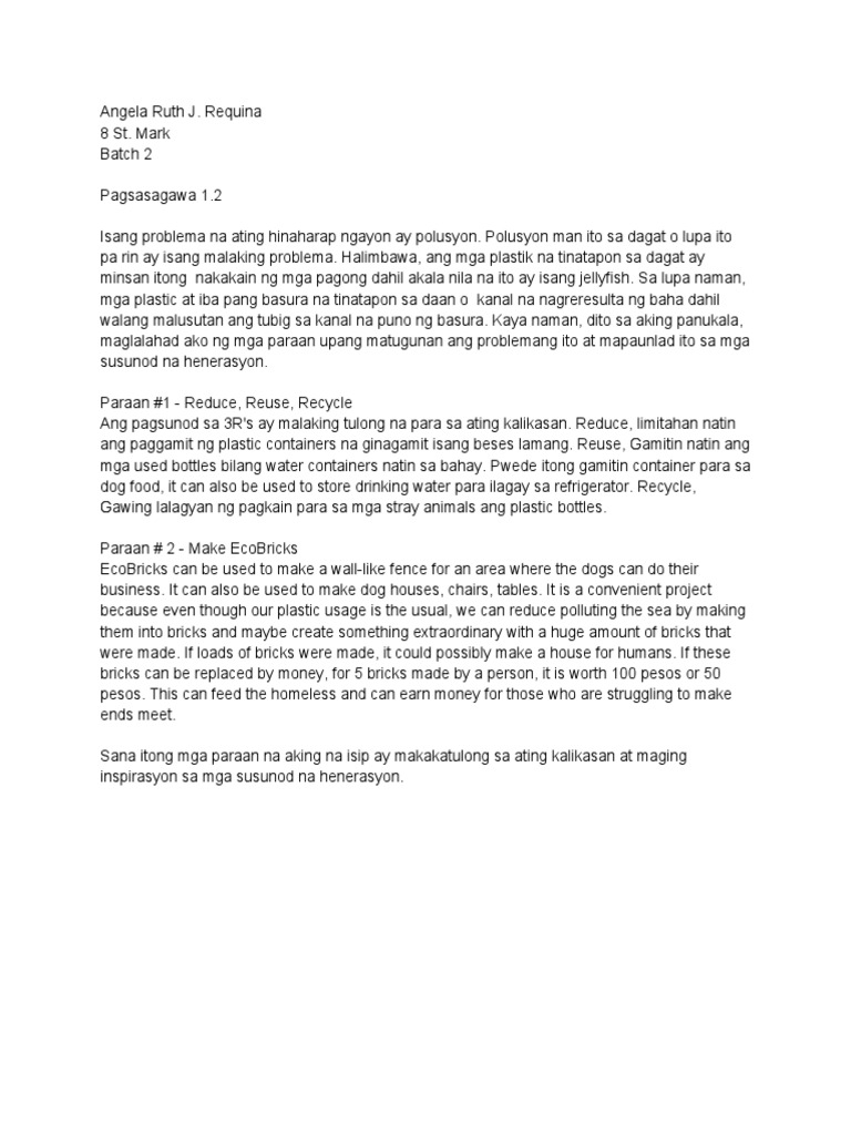 Angela Requina - Proposal Making | PDF