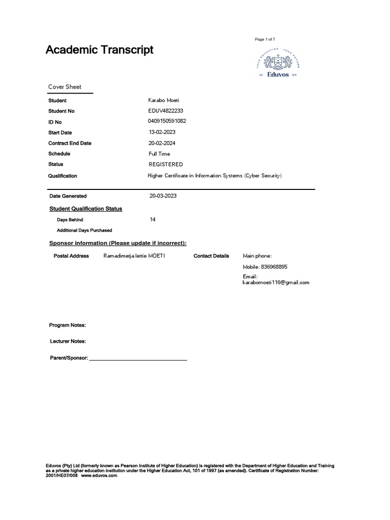 MLM Qualification Transcript | PDF | Computing