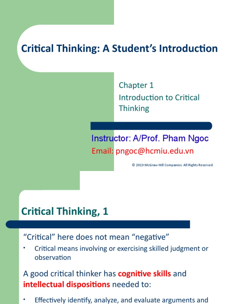 Critical Thinking: A Student's Introduction | PDF | Relativism ...