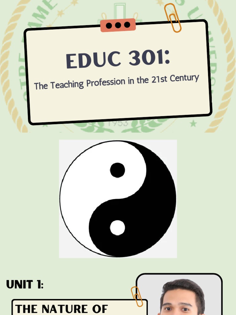 Unit I The Nature of Teaching and Teacher Roles | Download Free PDF ...