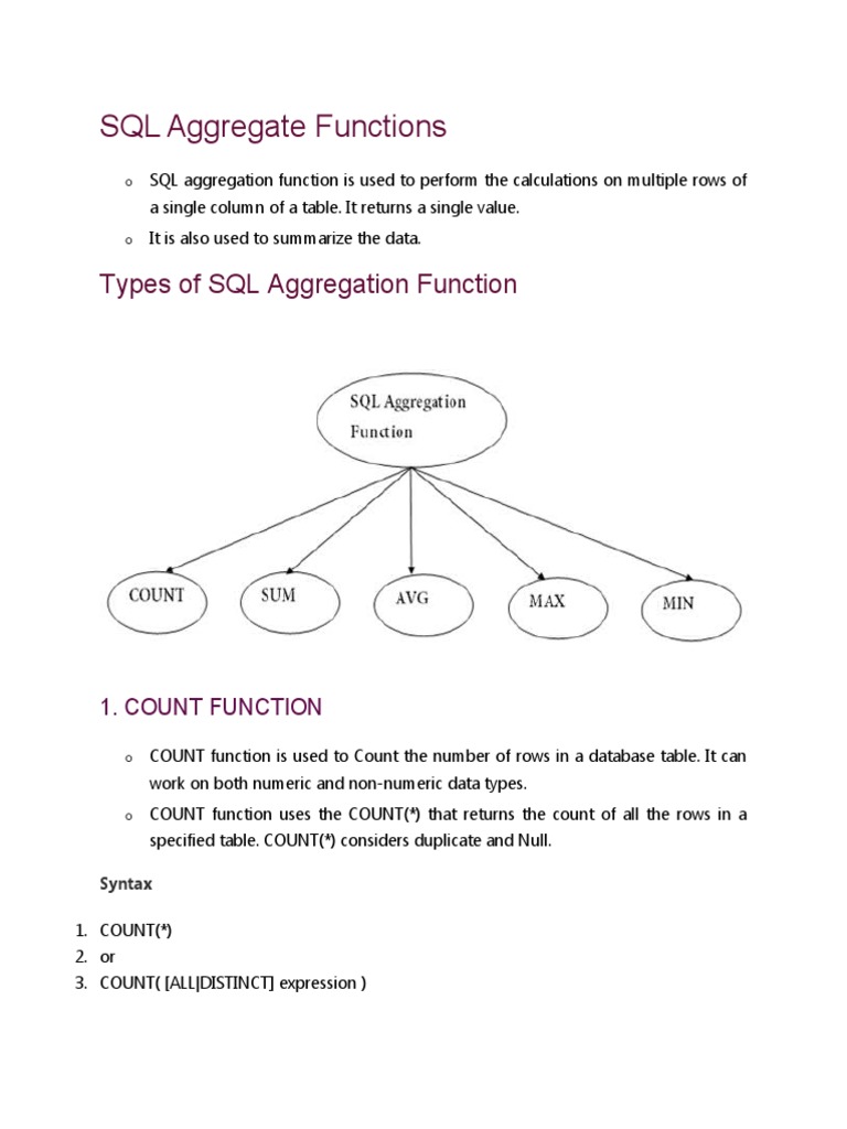 Unit 4 And 5 Sql Aggregate Fns Joins Plsql Pdf Plsql Table Database 