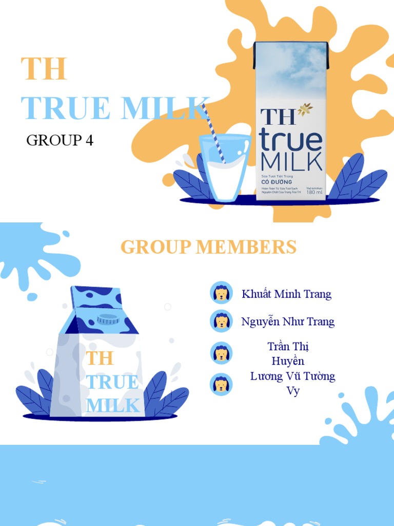 TH True Milk: Pure Dairy for All | PDF | Milk | Retail