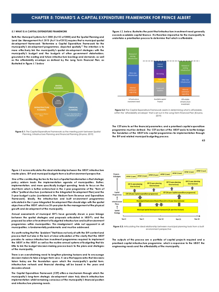 Municipal Capital Expenditure Guide | PDF | Infrastructure | Stormwater