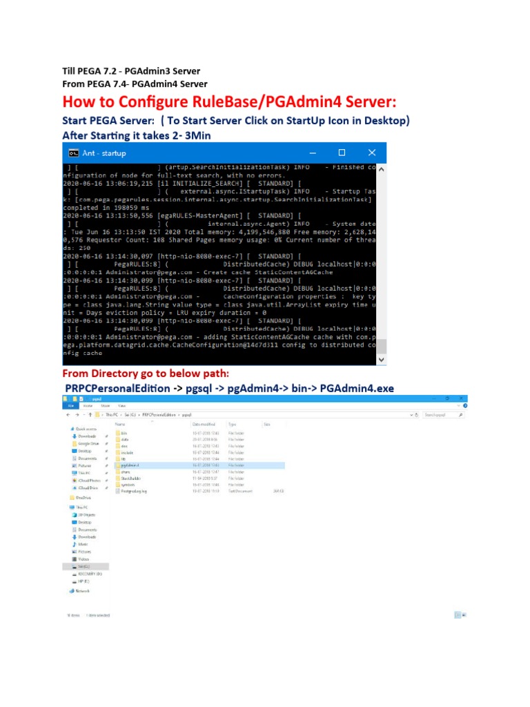 3 - PGADMIN4 Server Configuration | PDF