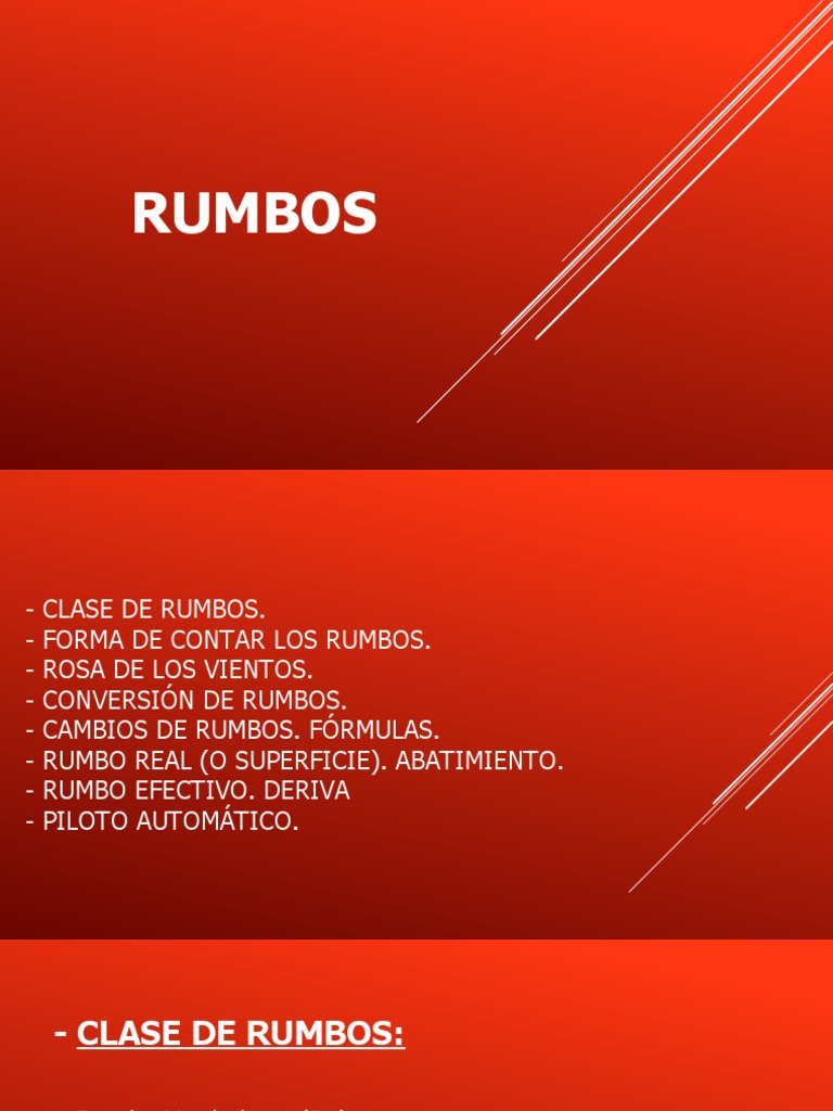 Rumbos | PDF