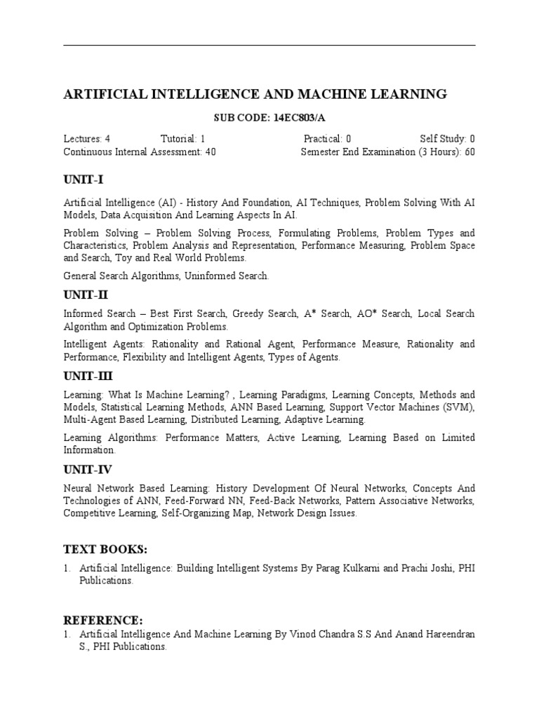 AIML 1 Mark | Download Free PDF | Machine Learning | Conceptual Model