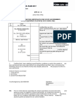 KFC Form 44 Utilization Certificate | PDF