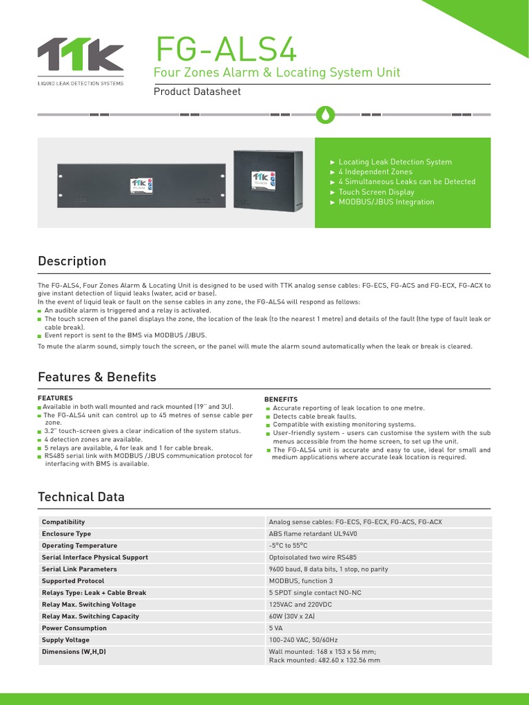 FG ALS4 EN V1.8ingles | PDF | Relay | Touchscreen