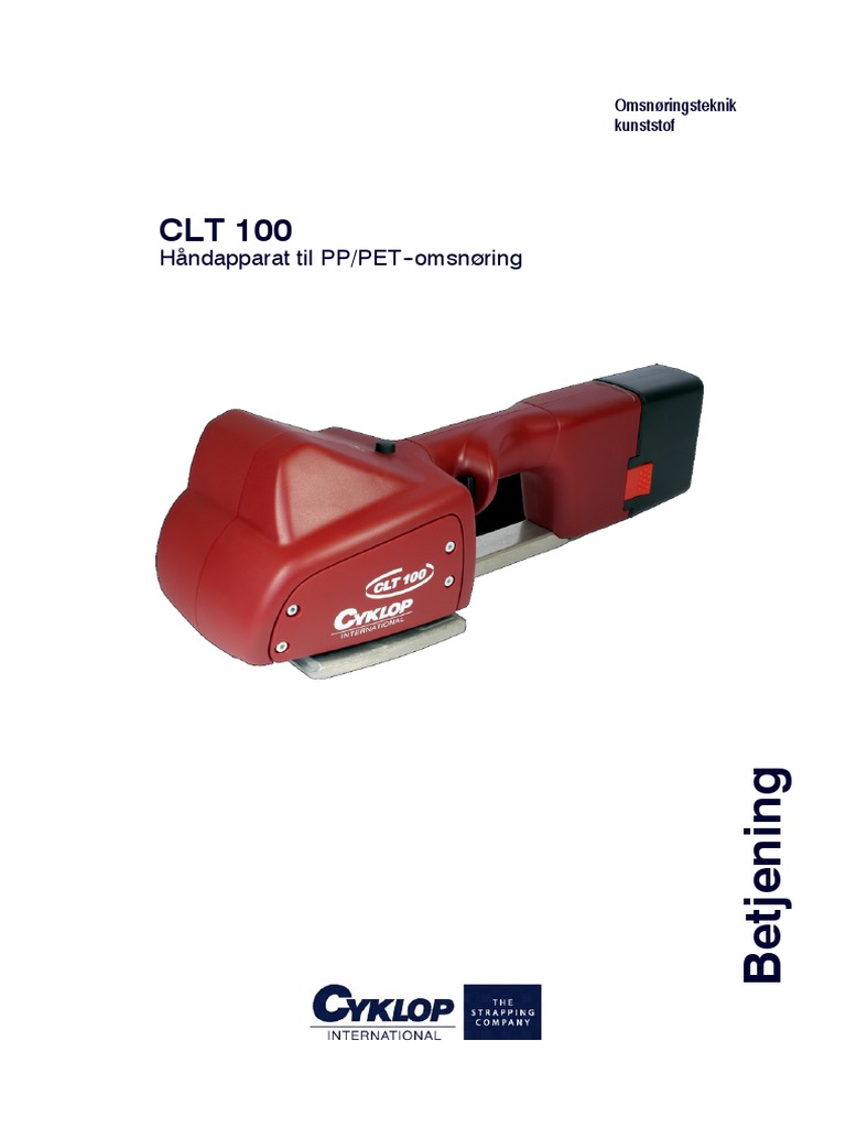CLT 100 Dansk Manual | PDF