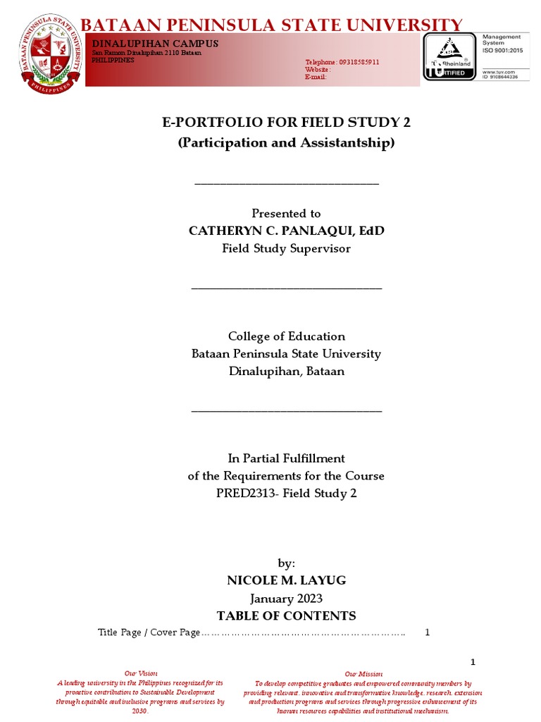 FS2 Eportfolio | PDF | Learning | Teachers